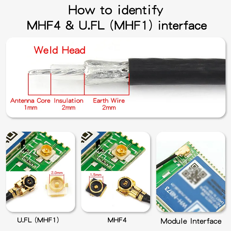 MHF4 (IPEX 4) To SMA Cable Guide: Types & Waterproof Tips